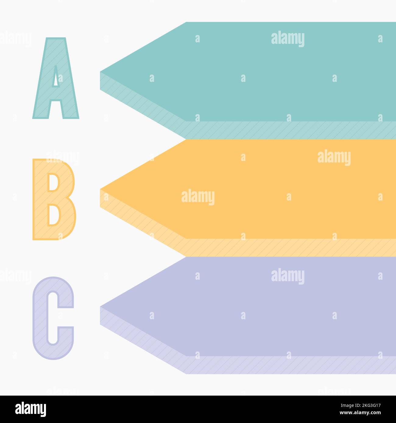 Minimalist infographics abc. Data visualization comparison. Vector ...