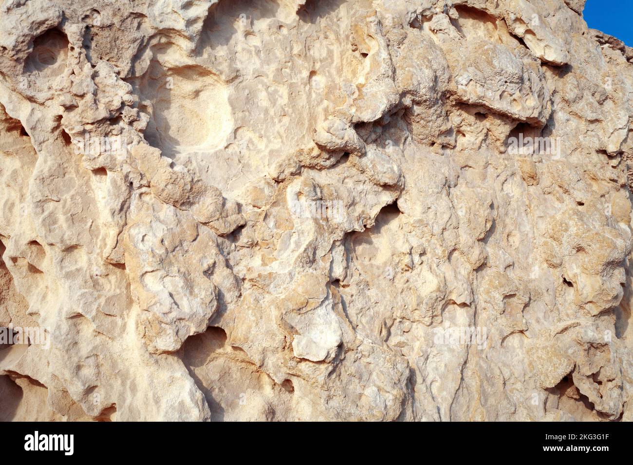 Surface sandy rock. Rocky shore of the Caspian Sea Stock Photo - Alamy