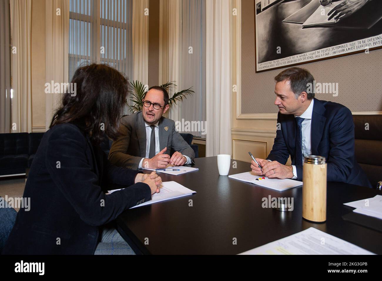 New State Secretary for Budget Alexia Bertrand, Justice Minister ...