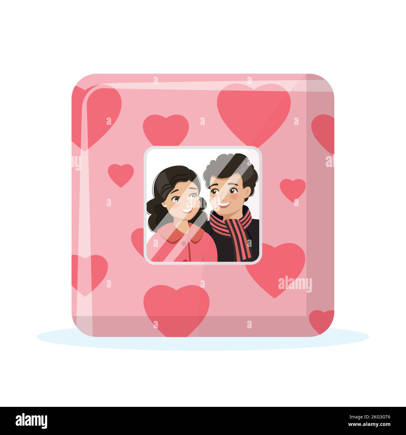 Romantic couple in picture frame hi-res stock photography and images ...