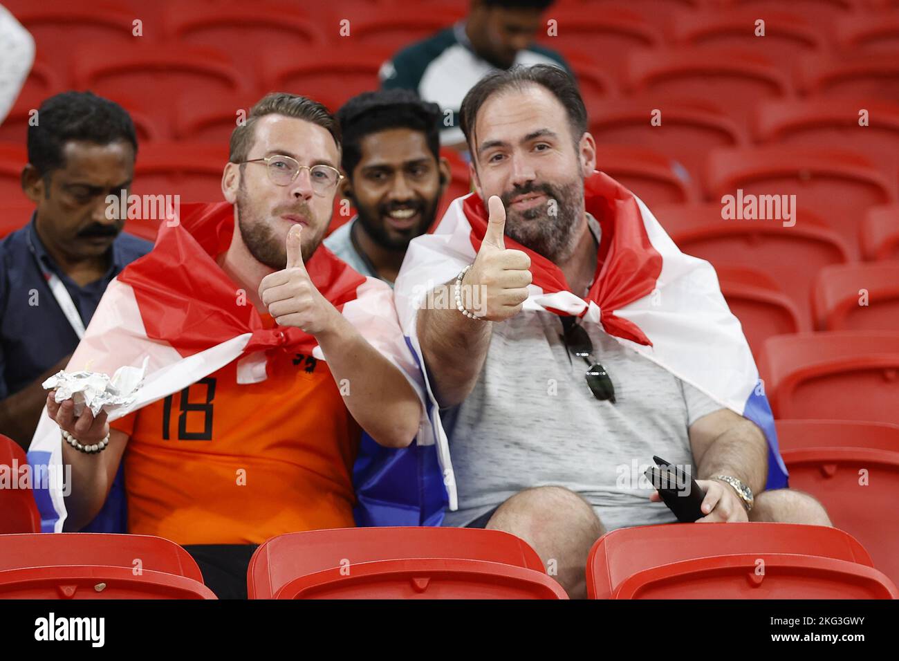 DOHA, 21-11-2022 Al Thumama Stadium World Cup 2022 in Qatar game ...
