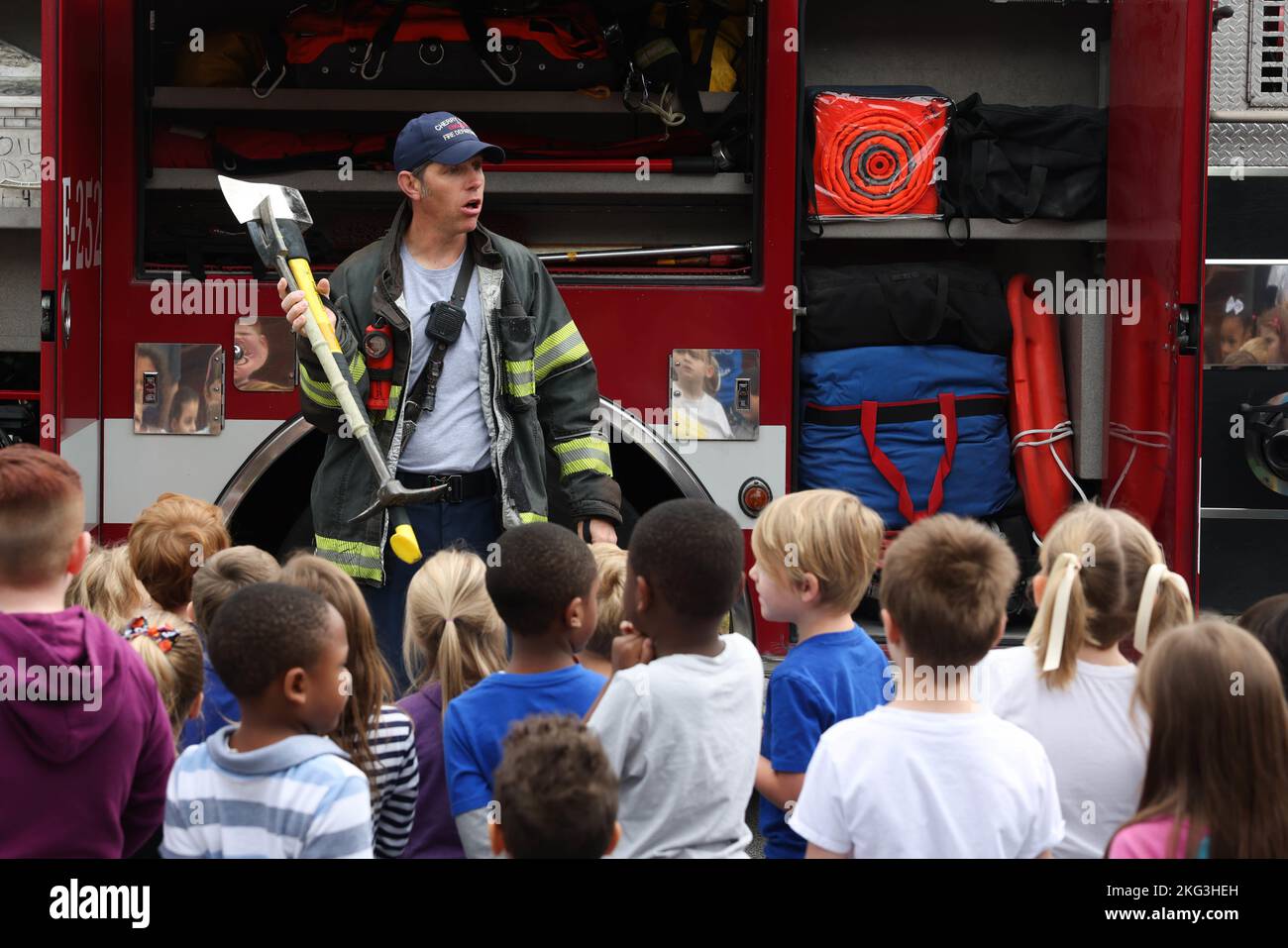 Capt. Edward Hudson, a firefighter with the Cherry Point Fire ...