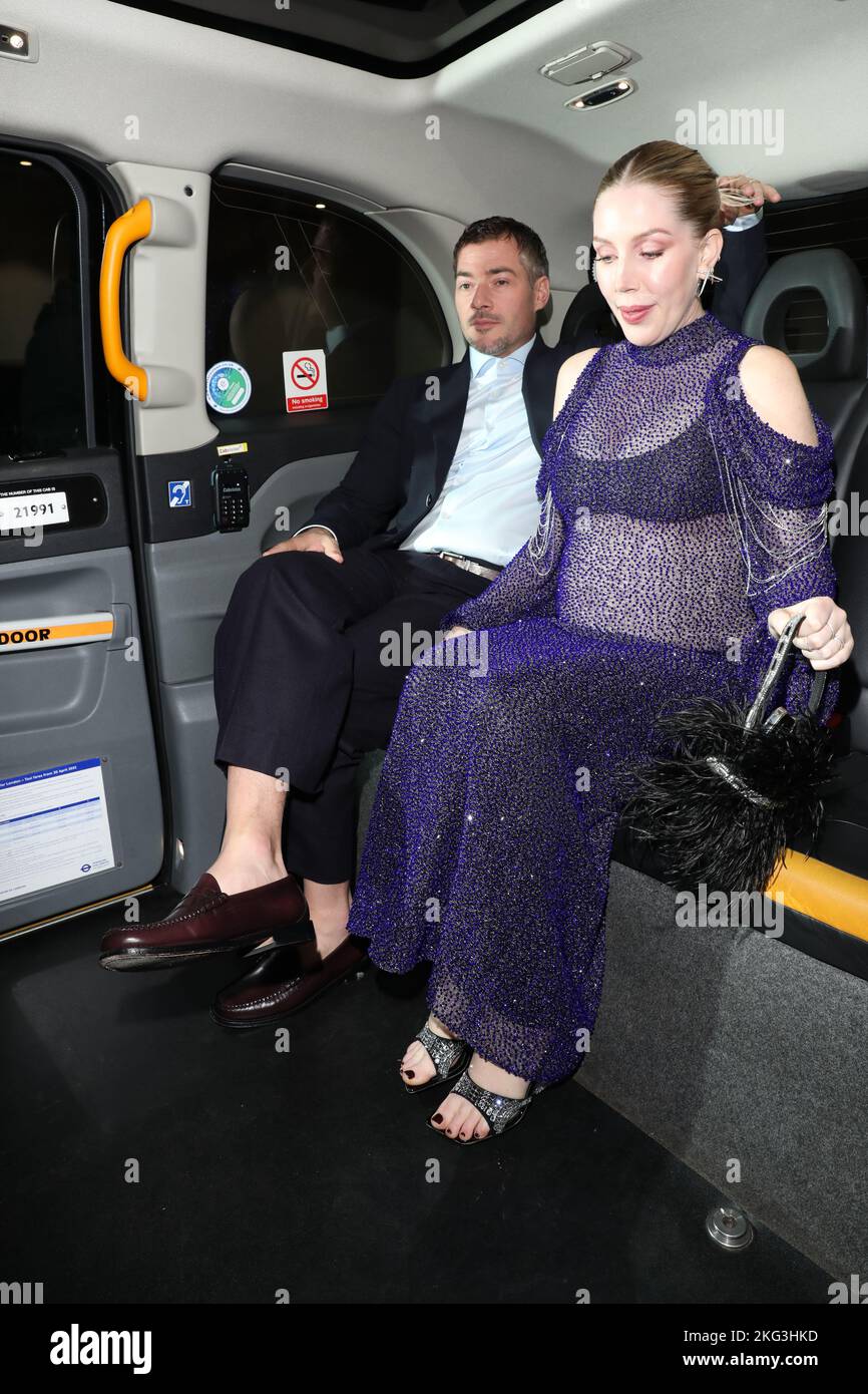 Katherine Ryan departs the annual TV Choice Awards at Hilton Hotel in ...