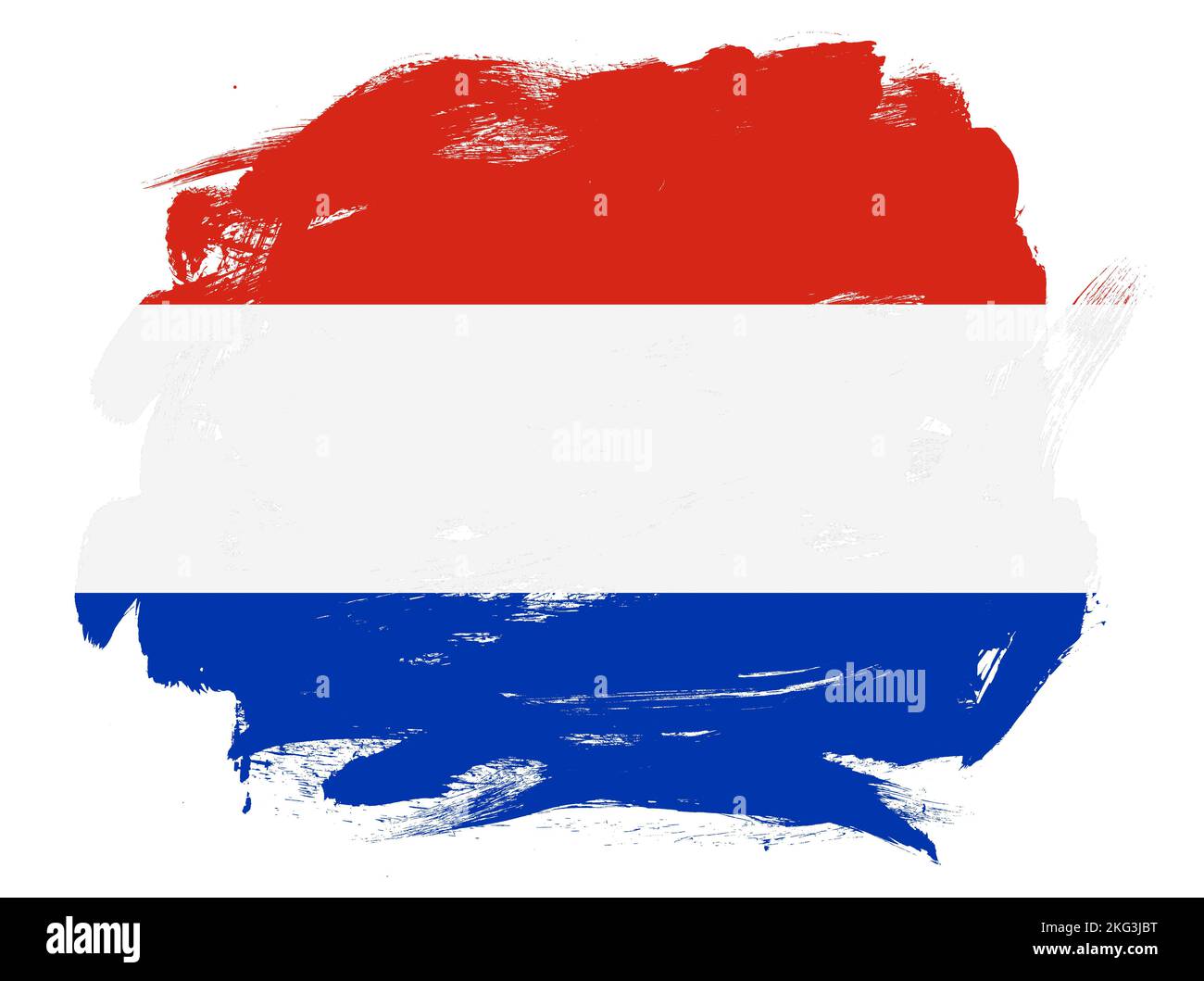 Paraguay flag on abstract painted white stroke brush background Stock ...