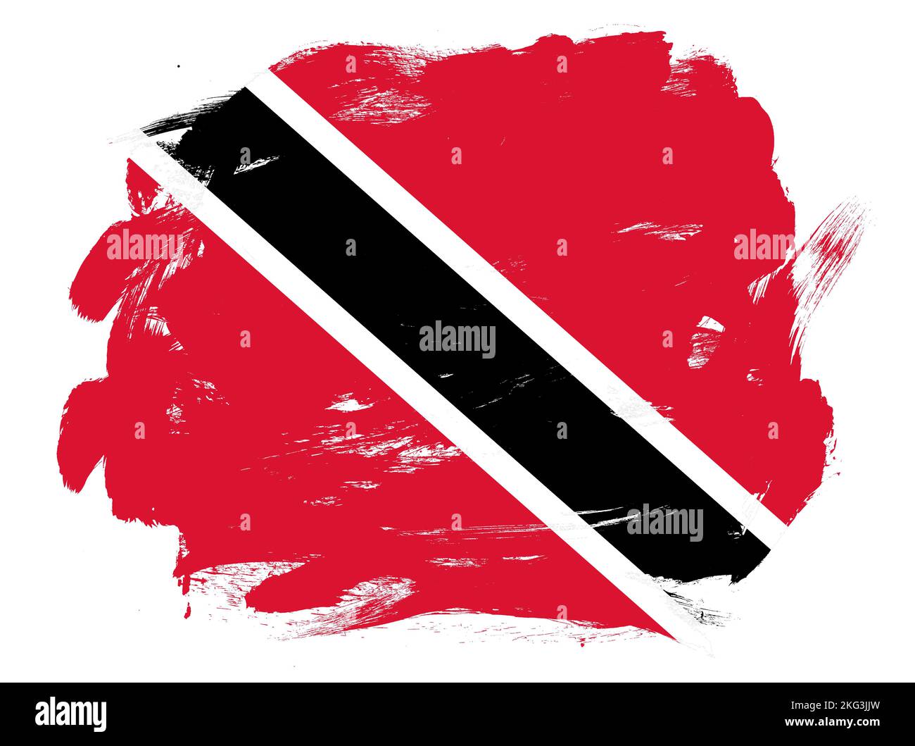 White trinidad and tobago flag hi-res stock photography and images - Alamy