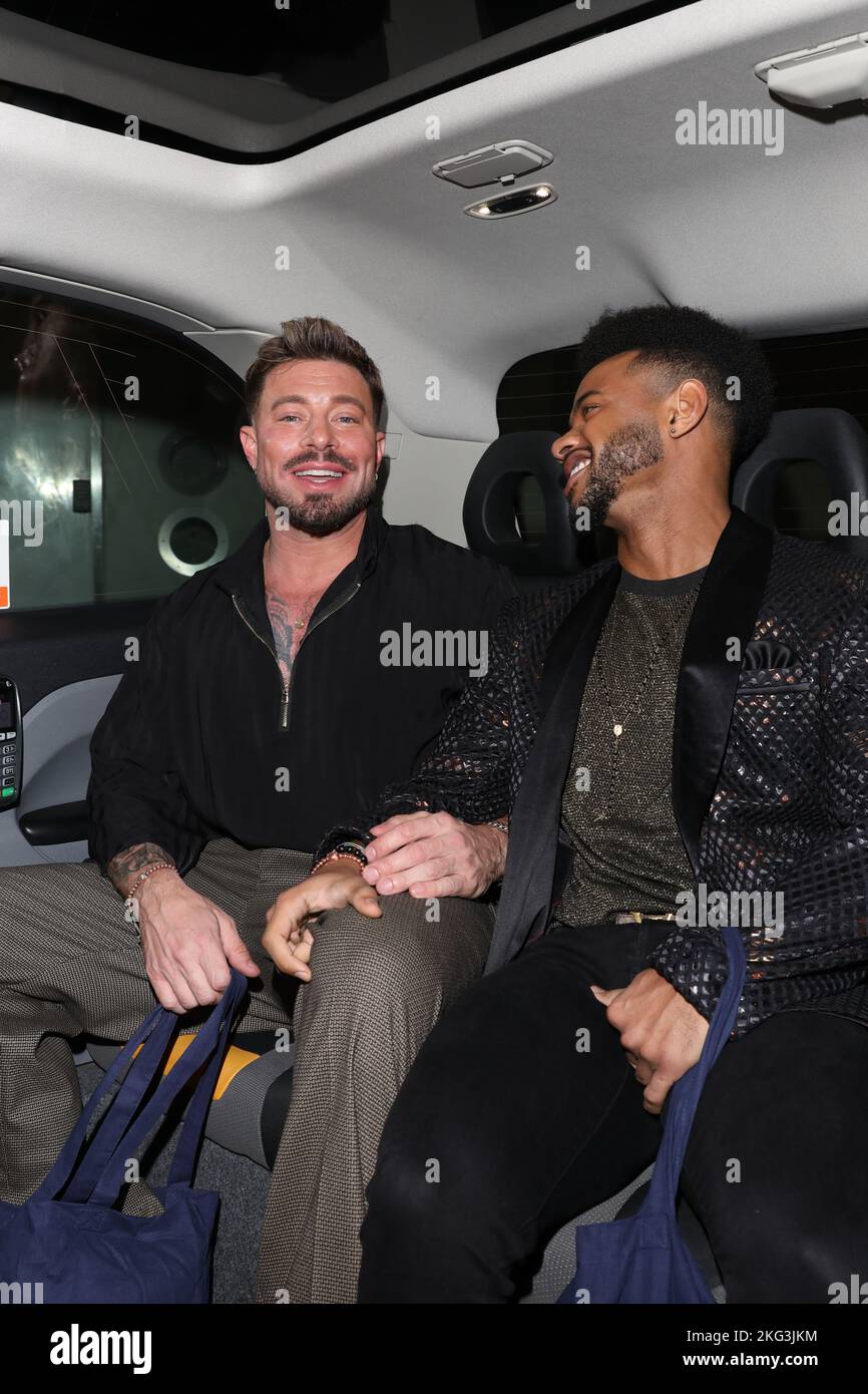 Duncan James and his partner depart the annual TV Choice Awards at ...