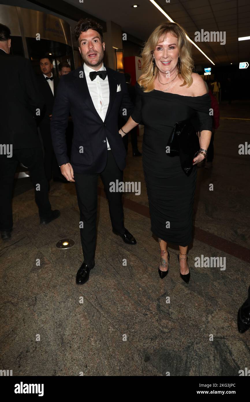 Jordan North departs the annual TV Choice Awards at Hilton Hotel in ...