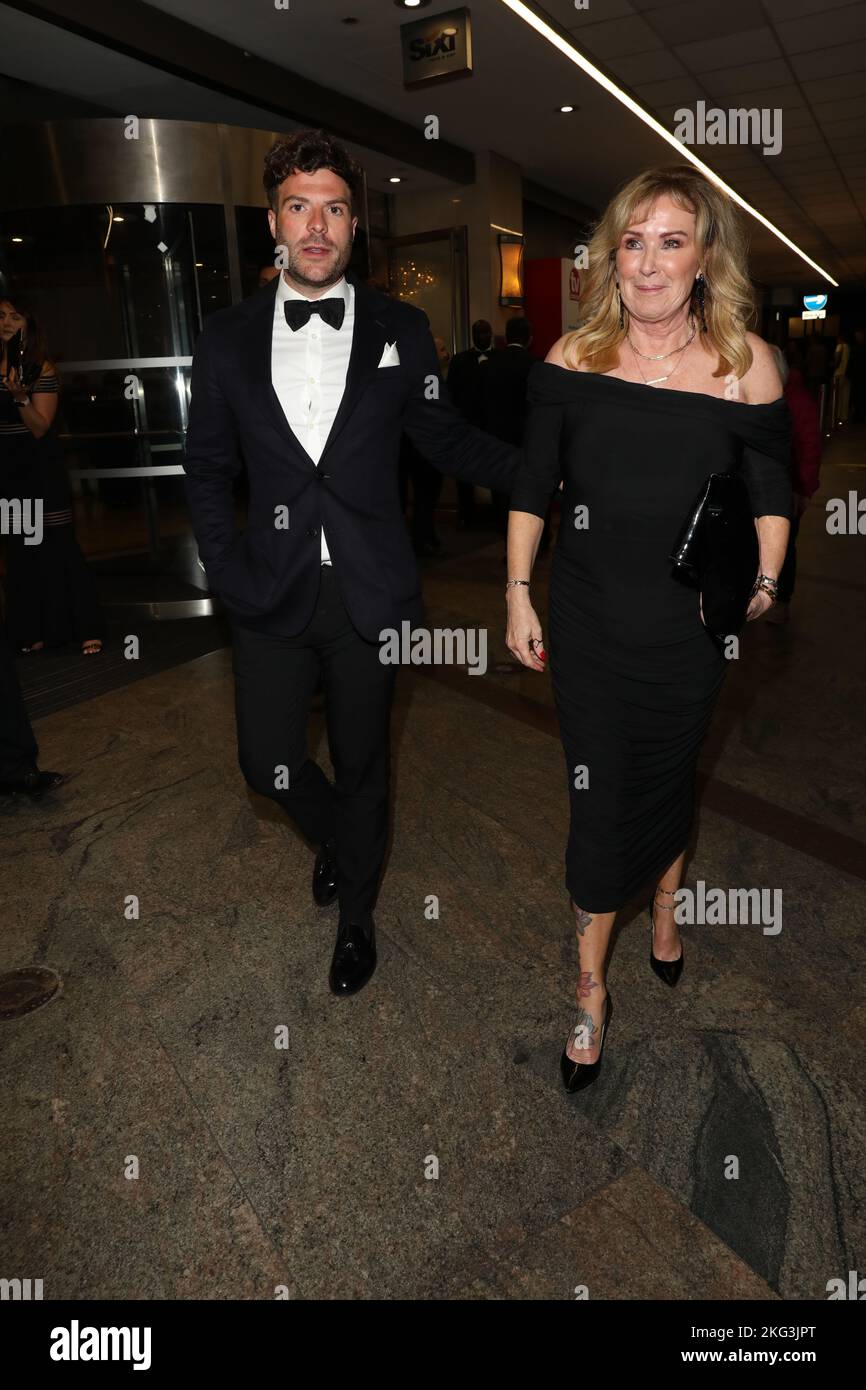 Jordan North departs the annual TV Choice Awards at Hilton Hotel in ...