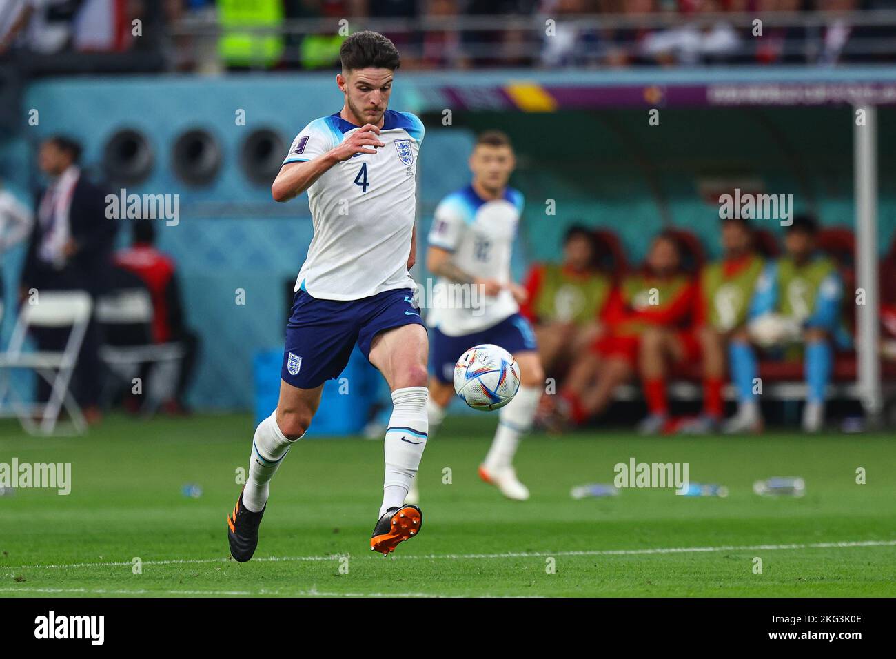 Declan Rice during the FIFA World Cup Qatar 2022 Group B match between ...