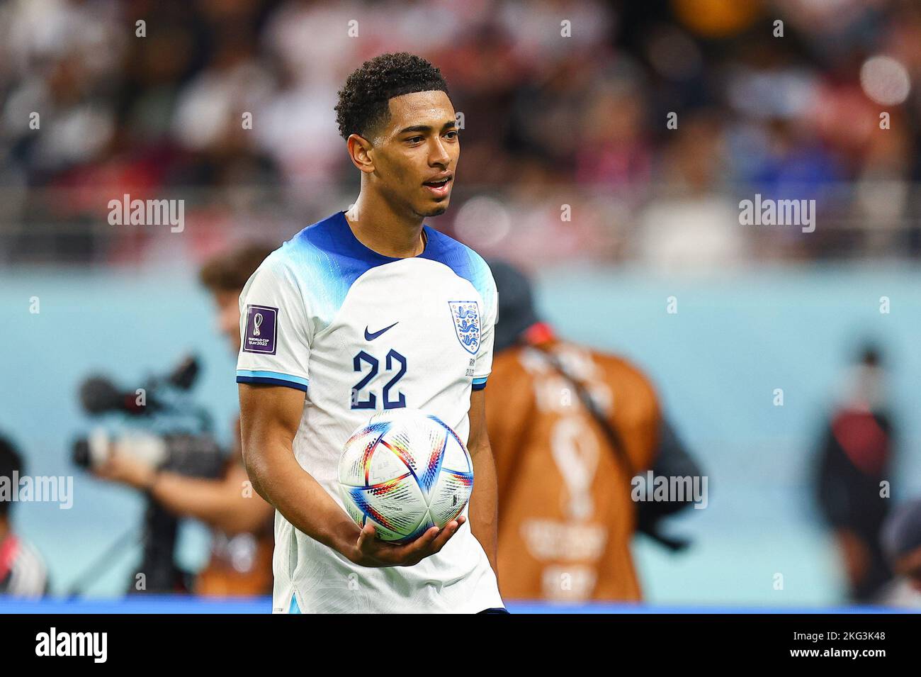 Jude Bellingham during the FIFA World Cup Qatar 2022 Group B match ...