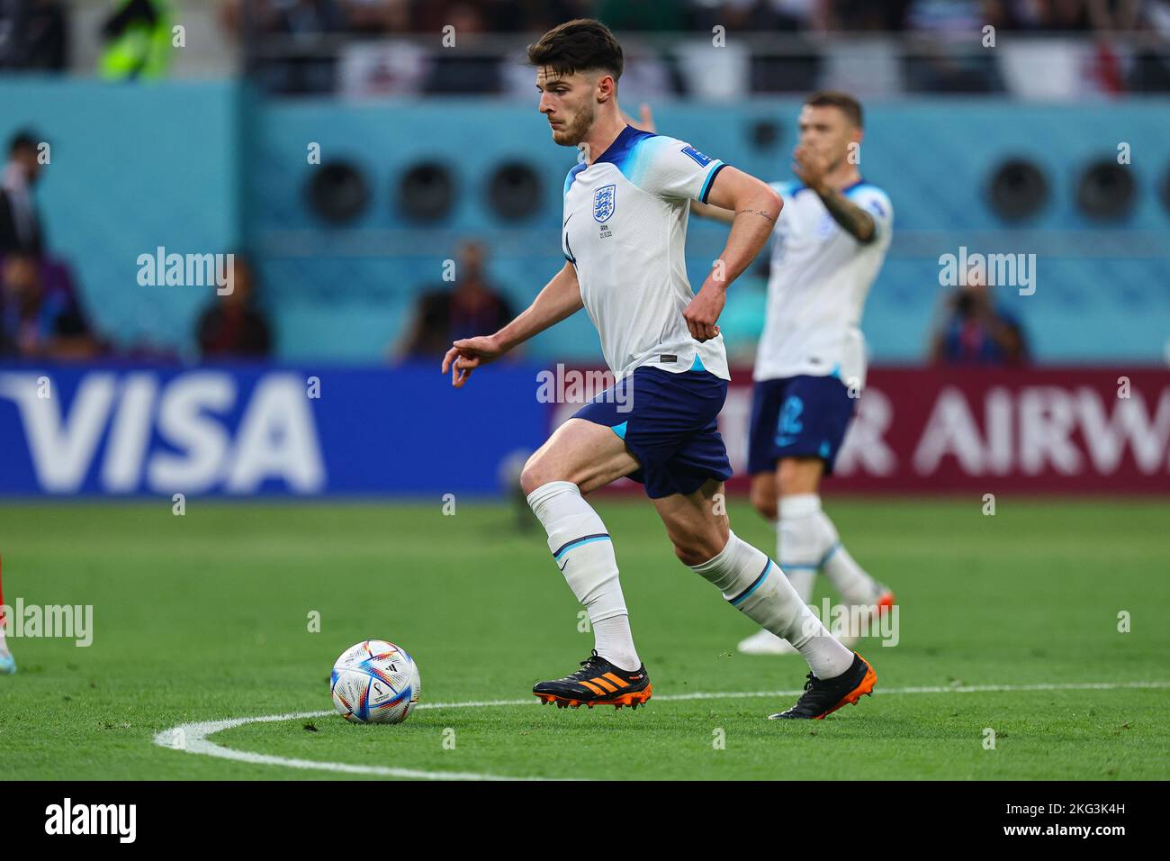 Declan Rice during the FIFA World Cup Qatar 2022 Group B match between ...