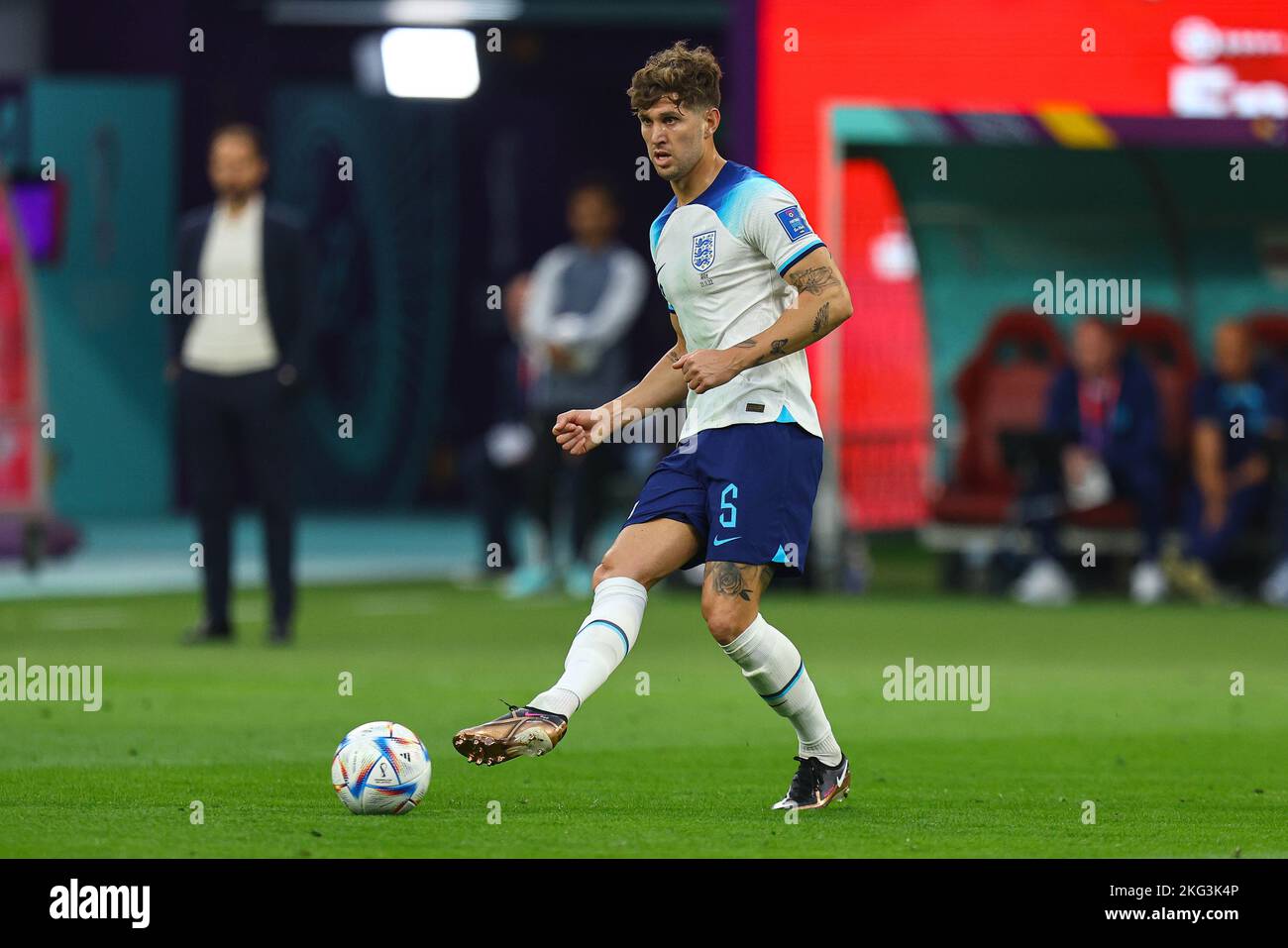 John Stones during the FIFA World Cup Qatar 2022 Group B match between ...
