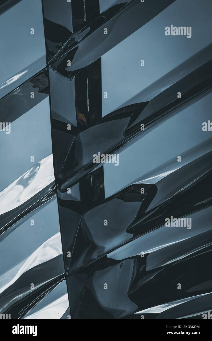 shiny metal part of the sculpture Stock Photo - Alamy