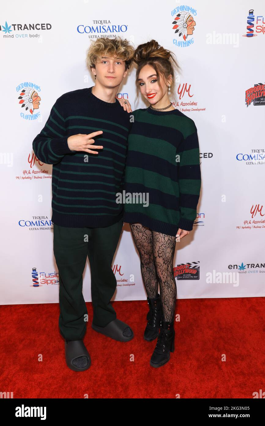 Los Angeles, California, USA. November 19th, 2022. Reif Harrison and ...