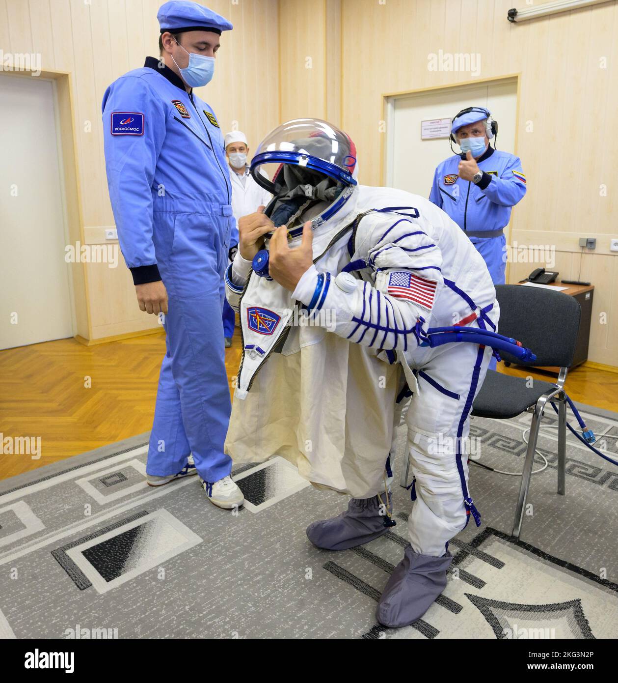 Expedition 68 Preflight. Expedition 68 astronaut Frank Rubio of NASA ...