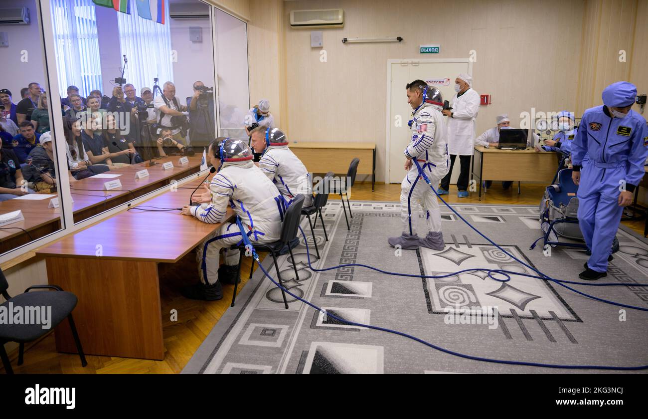 Expedition 68 crew, including astronaut Frank Rubio and cosmonauts ...