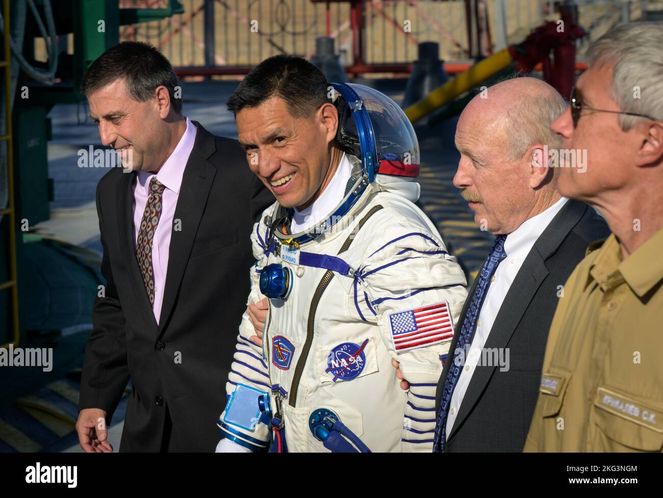 Expedition 68 Preflight. Expedition 68 astronaut Frank Rubio of NASA ...
