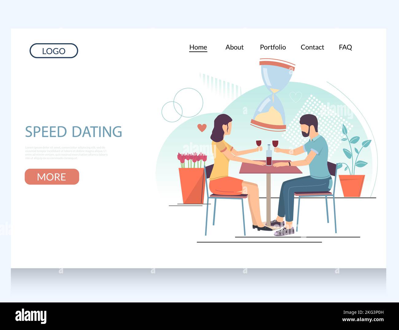Dating site logo Stock Vector Images - Alamy