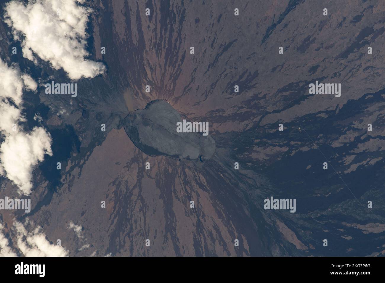 Mount Etna Eruption 2022 Space