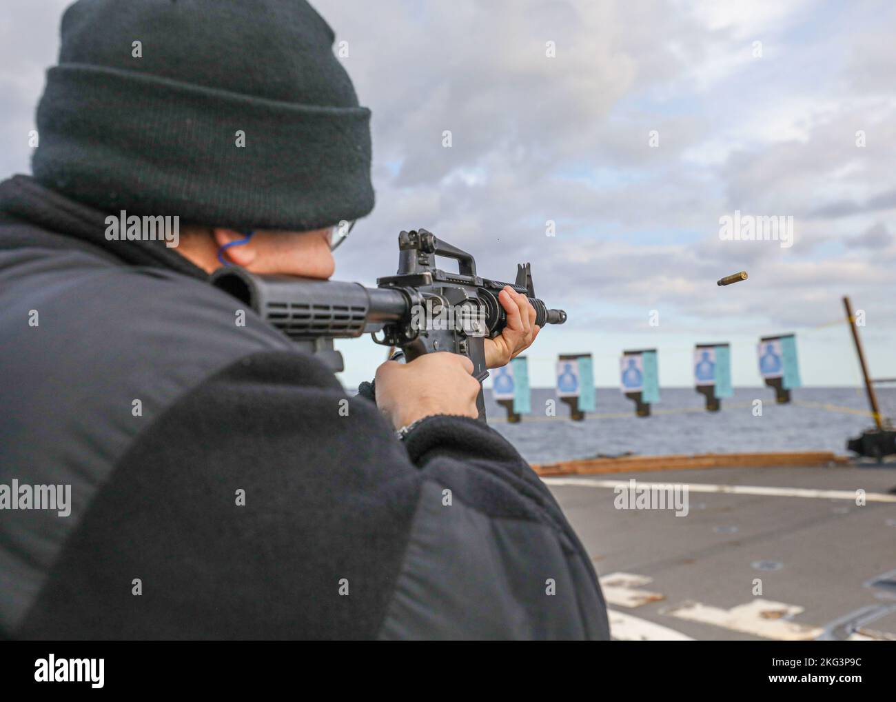 SEA OF JAPAN (Oct. 27, 2022) Ensign Benjamin Freund, from Old Westbury ...