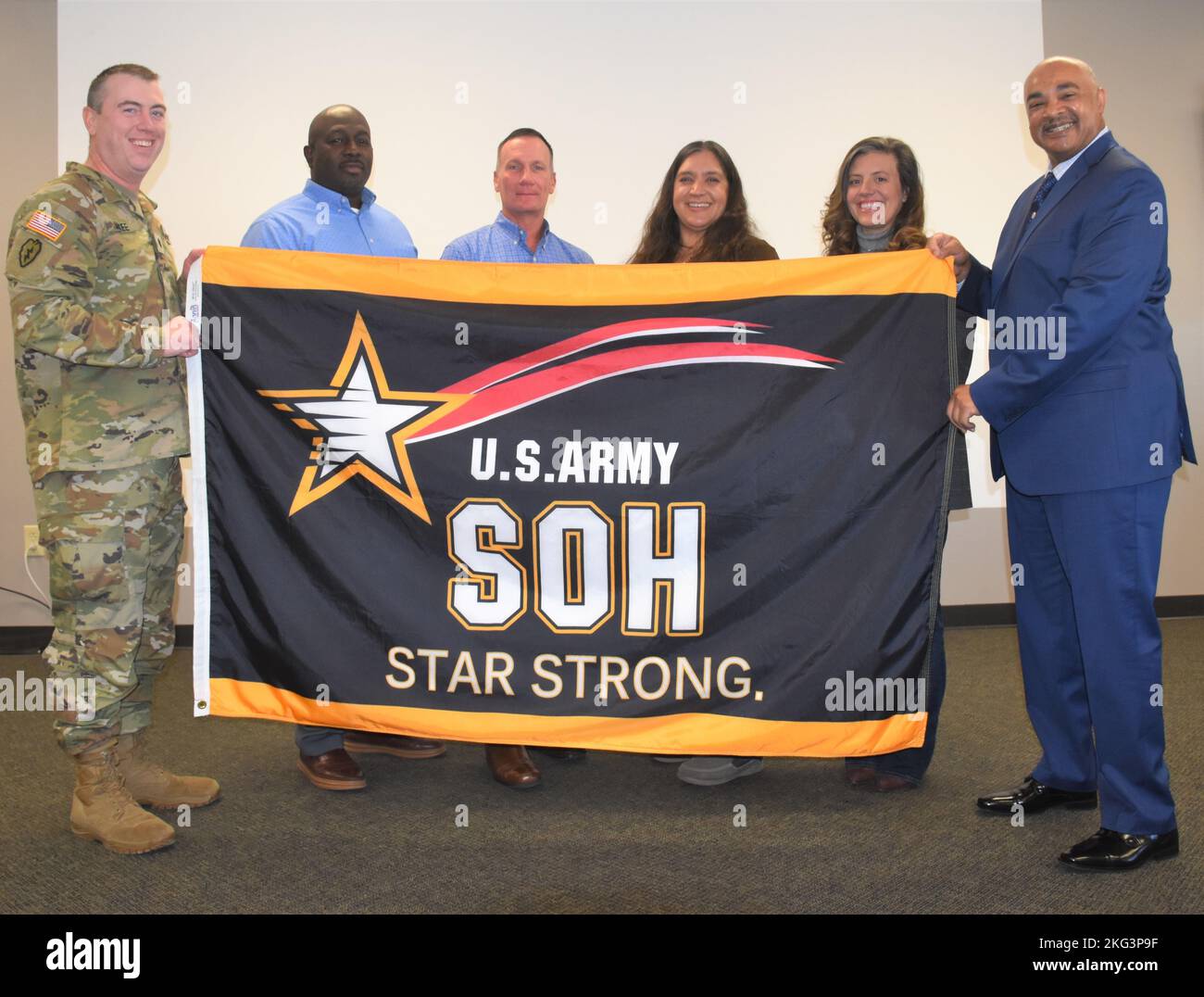 Lt. Col. Tyler McKee, BGCA commander, David Moragne, BGCA safety ...