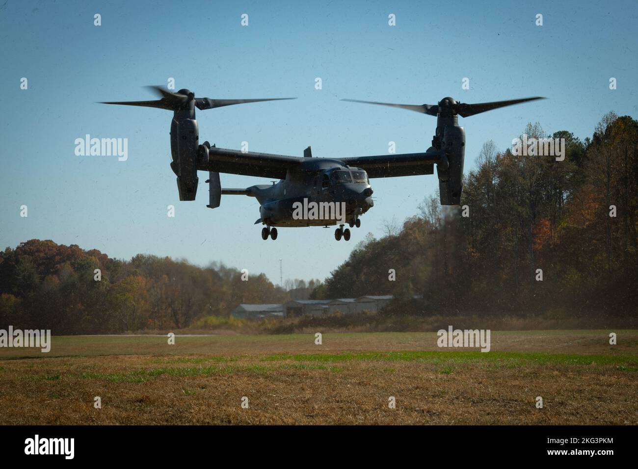 A CV-22 assigned to the 8th Special Operations Squadron, prepares to ...