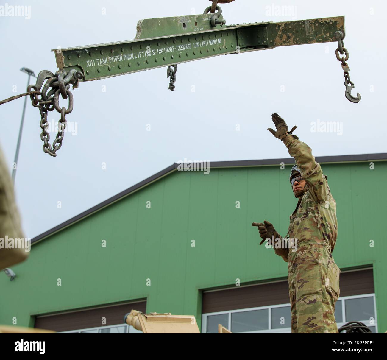 U.S. Army Staff Sgt. Alfredo Rivera, a senior Abrams tank maintainer ...