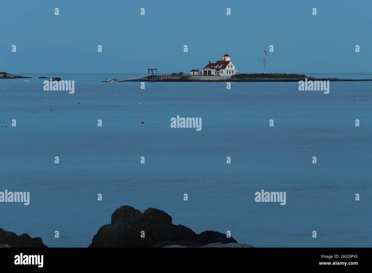 Built as a life saving station and tool shed this buildings resides in ...