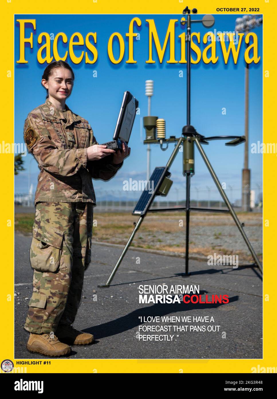 U.S. Air Force Senior Airman Marisa Collins, 35th Operations Support ...