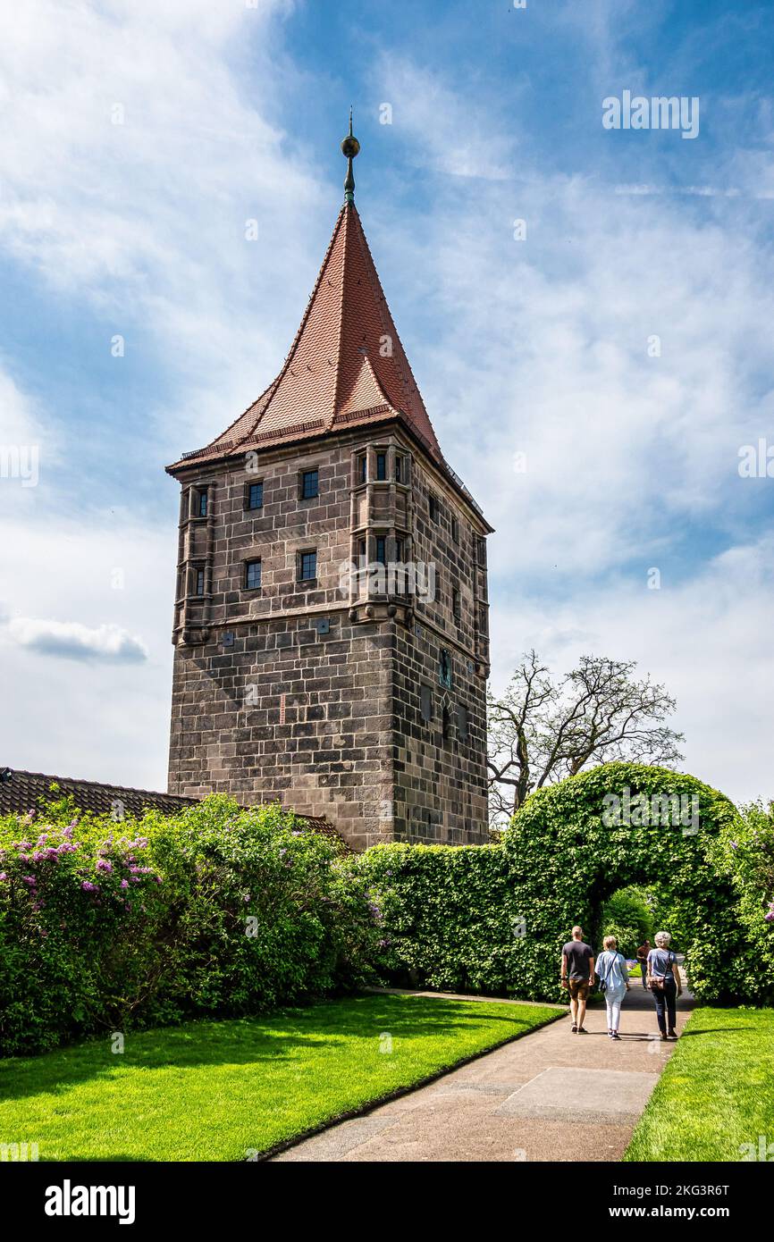 Imperial Castle, Kaiserburg at Nuremberg, Middle Franconia, Bavaria ...