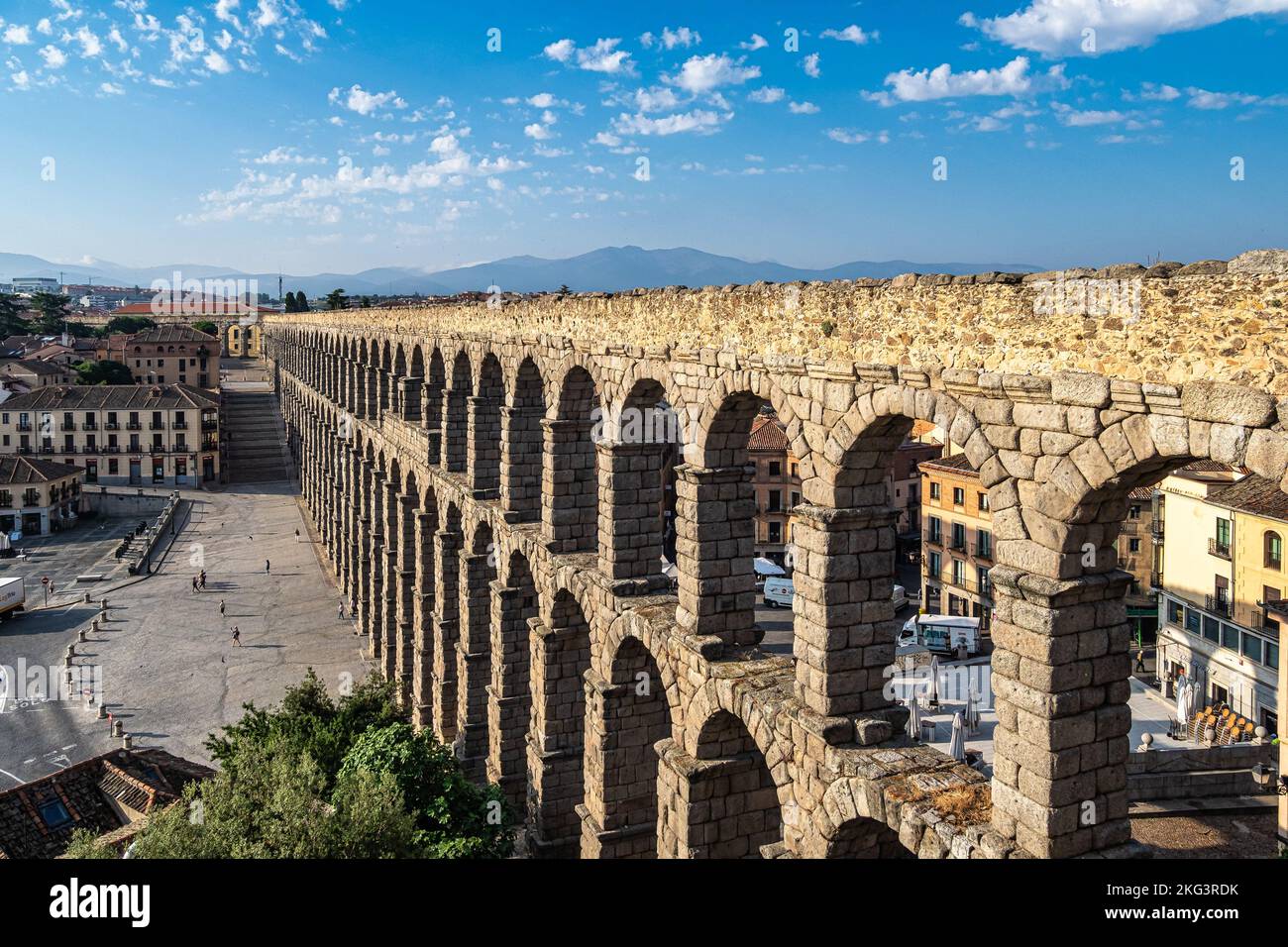 Roman Aqueduct of Segovia, one of the best-preserved elevated Roman ...