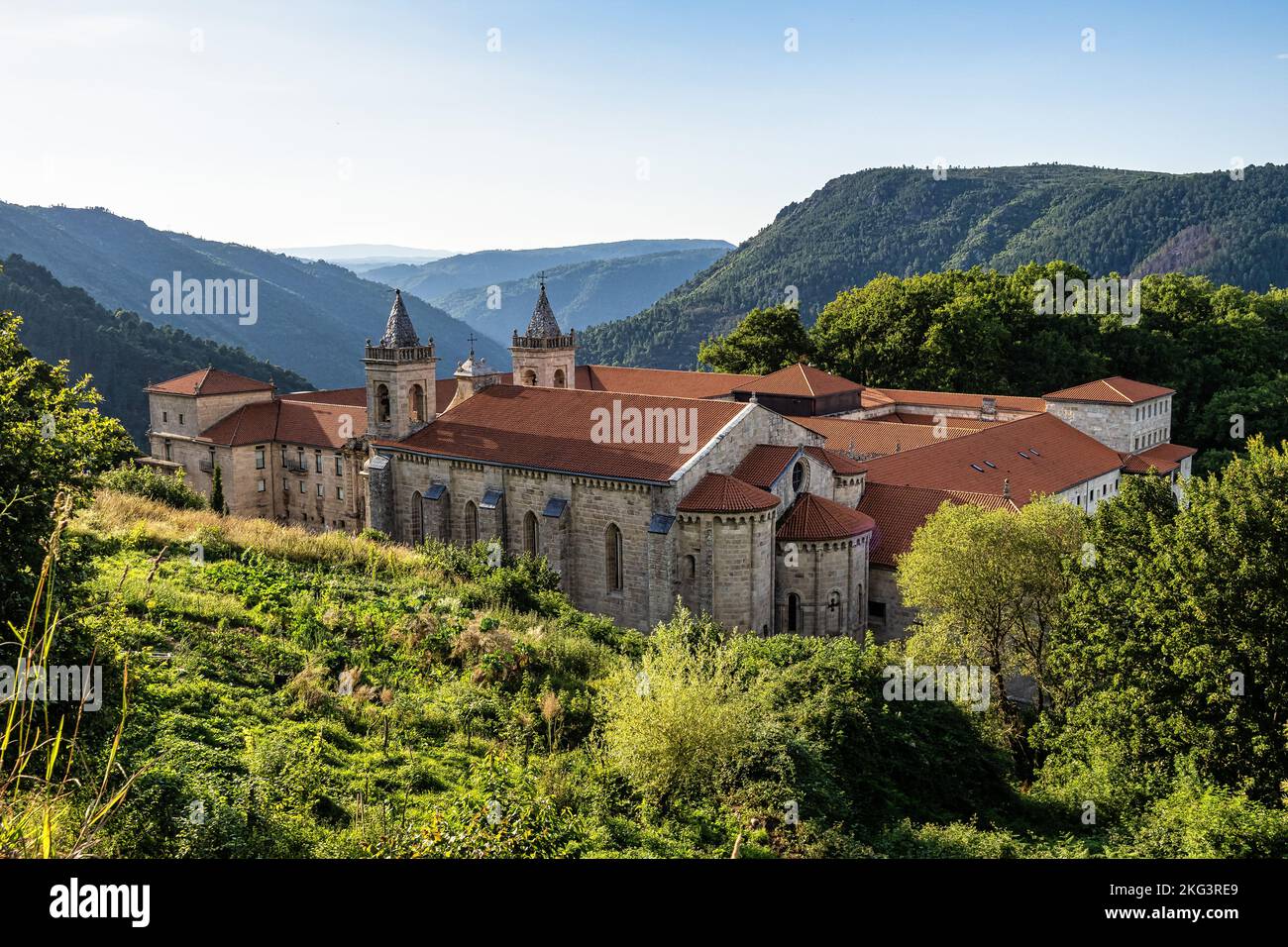 The romanesque gothic monastery of Santo Estevo de Ribas de Sil, now a ...