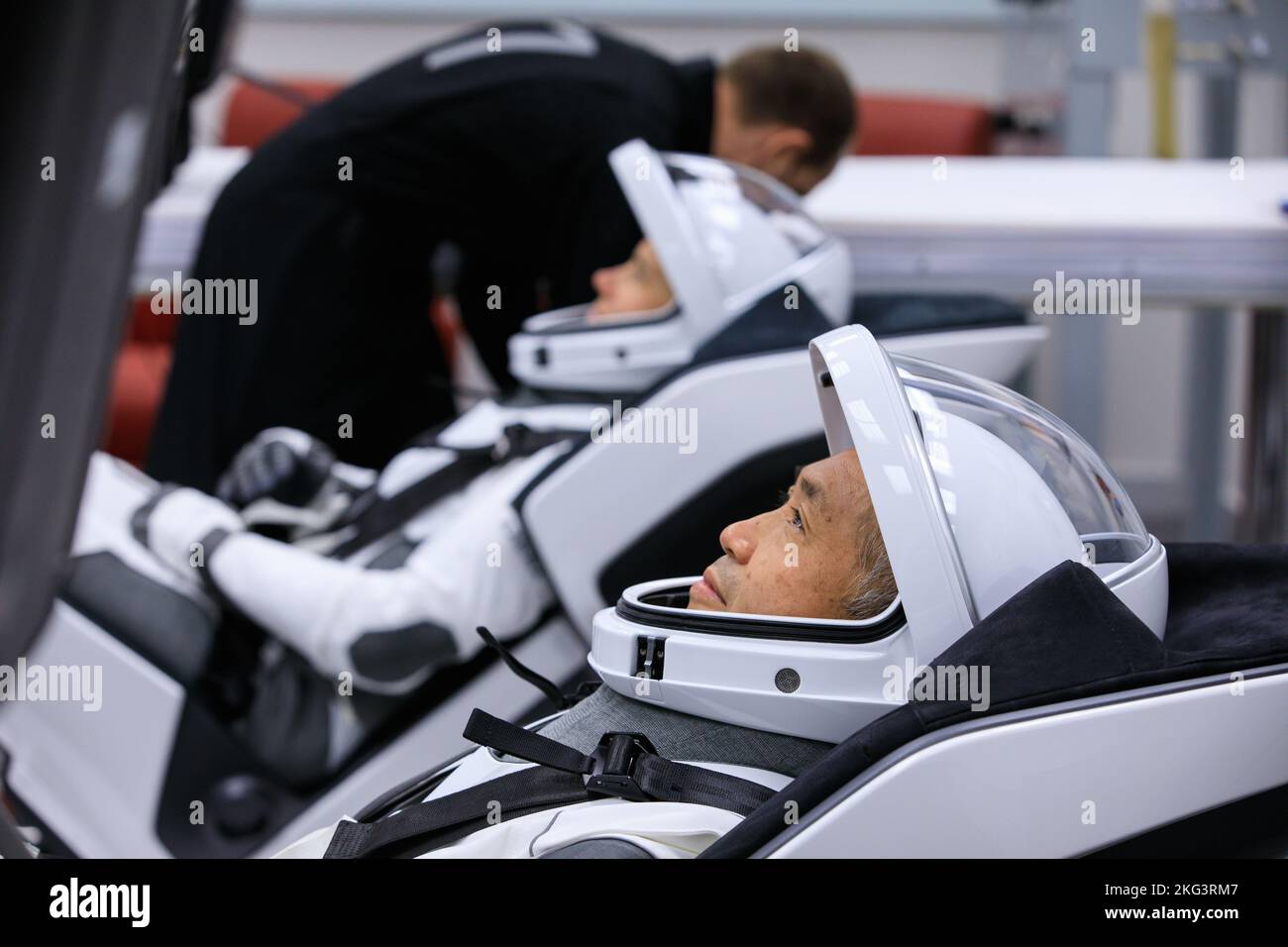 SpaceX Crew-5 Suit-Up & Walkout Rehearsal. JAXA (Japan Aerospace ...