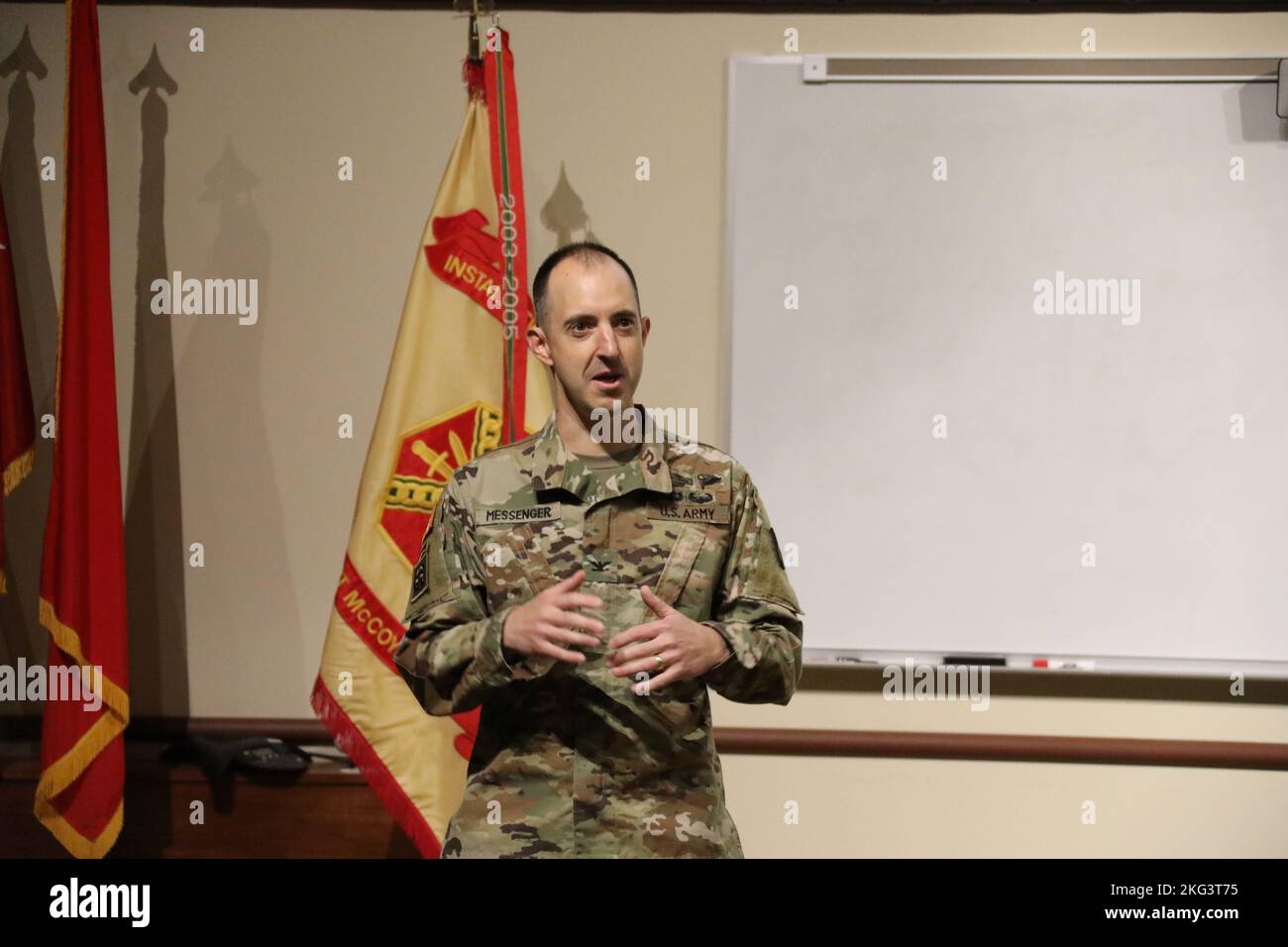 Garrison commander col stephen messenger hi-res stock photography and ...