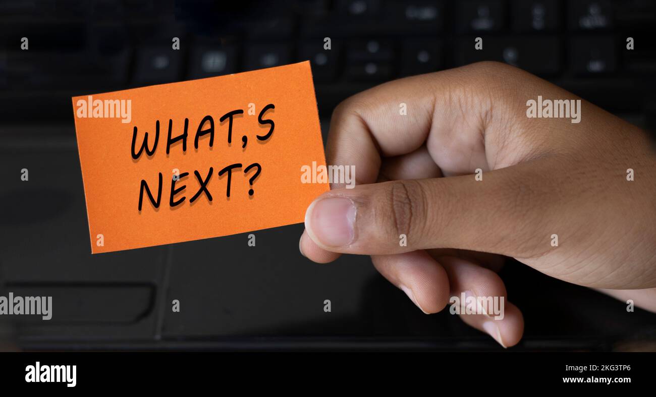 Whats next hi-res stock photography and images - Alamy