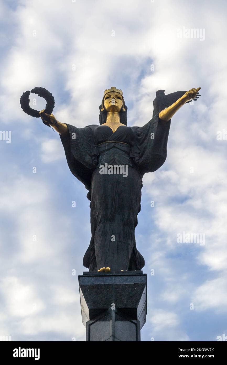 Sofia, Bulgaria - Oct 25, 2022: Statue of Saint Sofia in Sofia ...