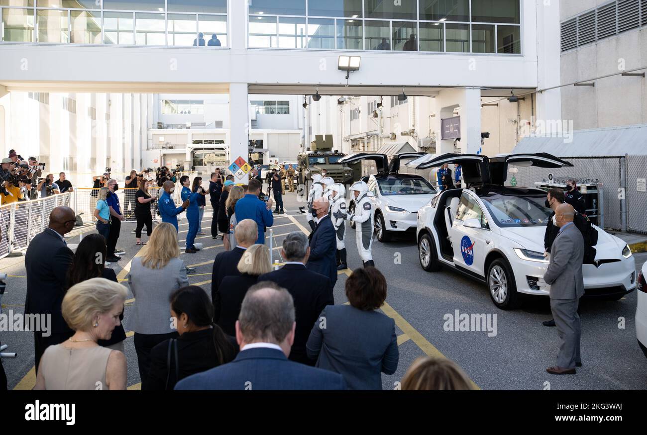 NASA’s SpaceX Crew-5 Crew Walkout. NASA astronauts Josh Cassada and ...