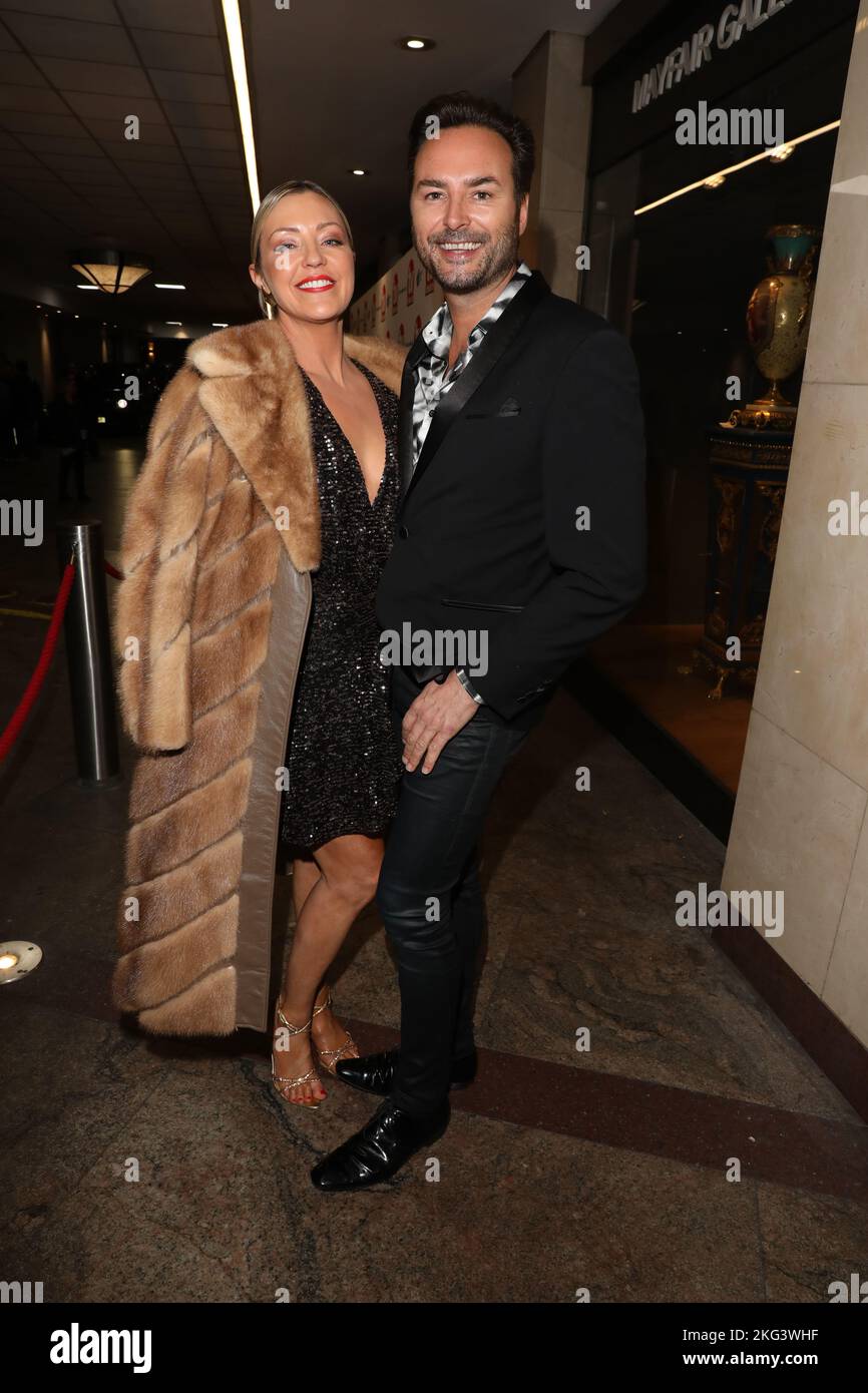 Jacinta Stapleton departs the annual TV Choice Awards at Hilton Hotel ...