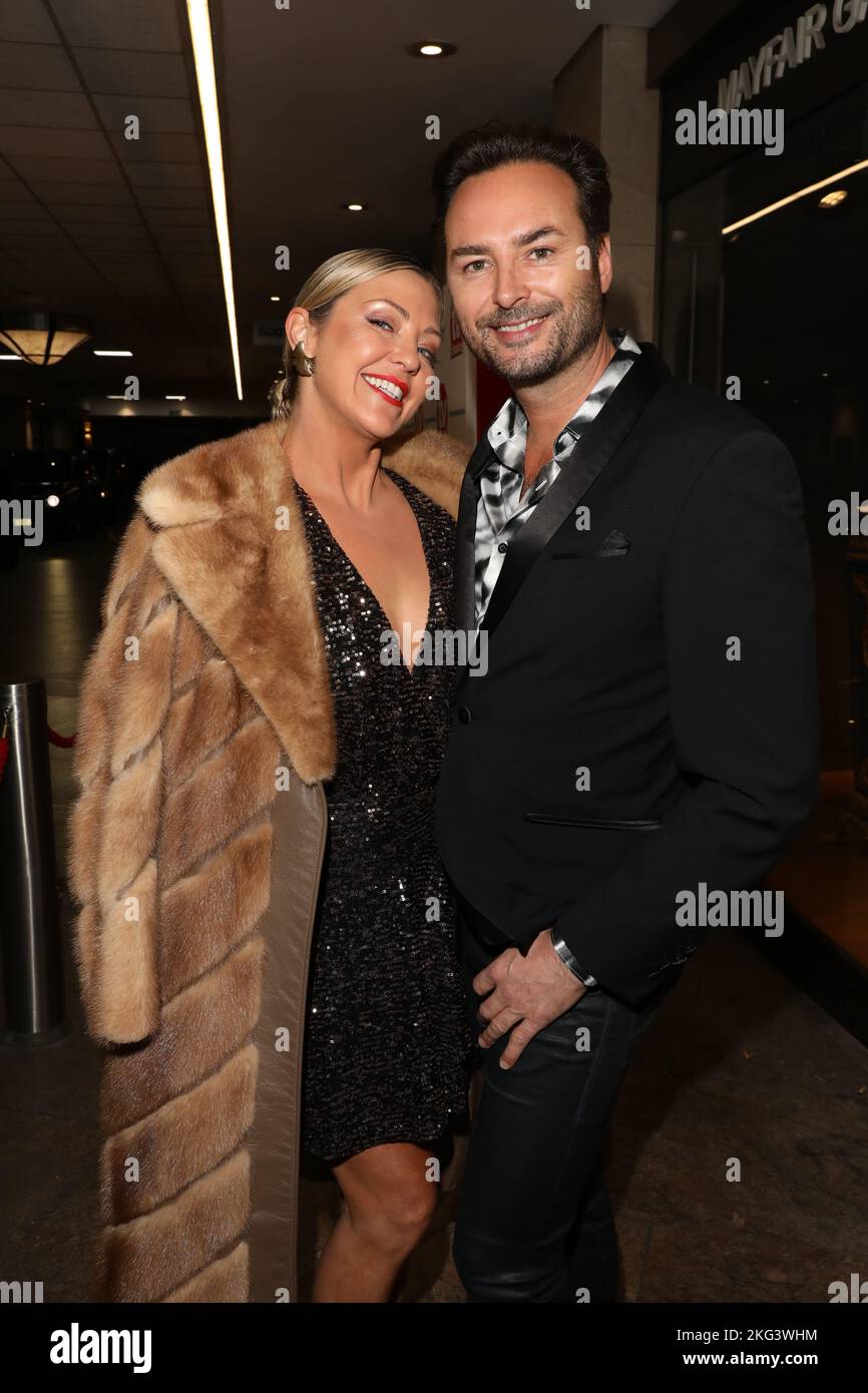 Jacinta Stapleton departs the annual TV Choice Awards at Hilton Hotel ...