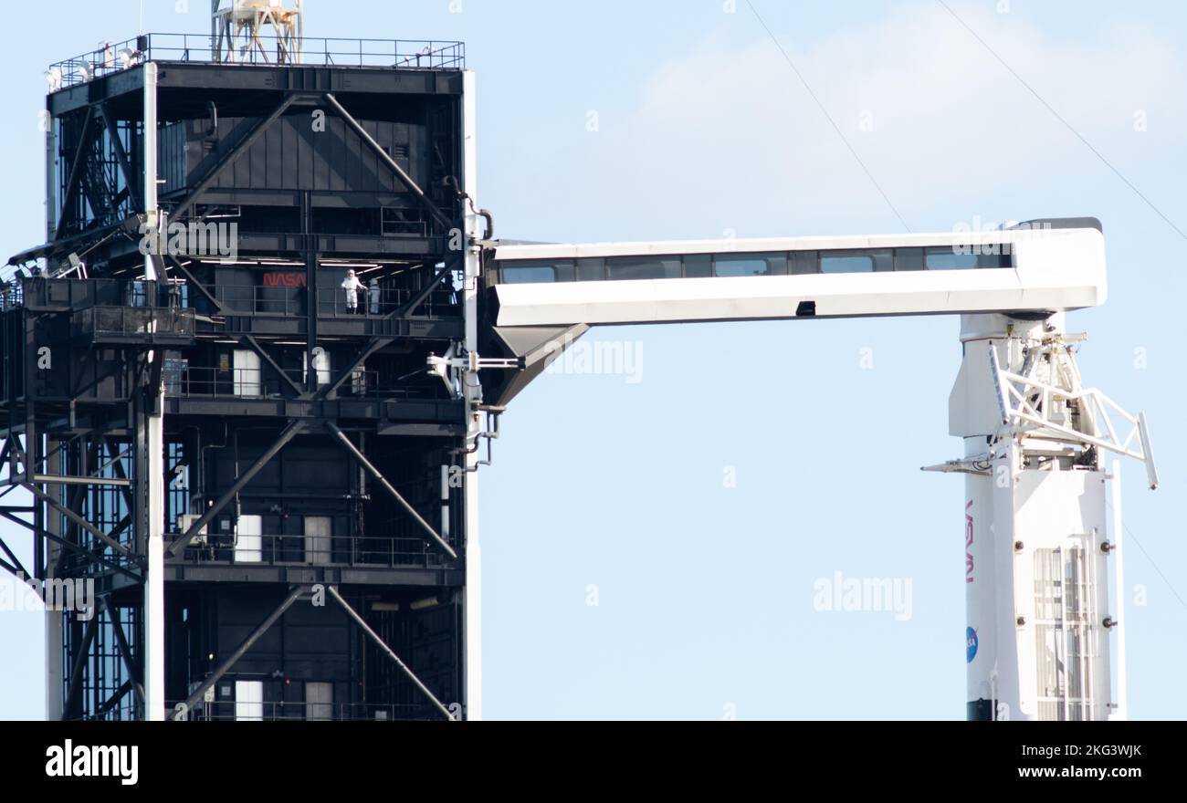NASA’s SpaceX Crew-5 Launch. NASA astronaut Josh Cassada, left, and ...