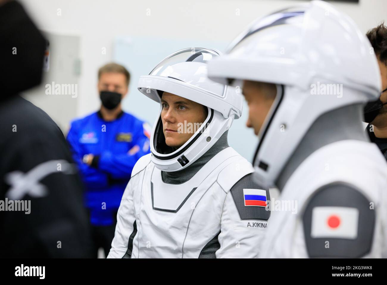 NASA's SpaceX Crew-5 Live Launch Coverage. Inside the crew suit-up room in the Neil A. Armstrong ...