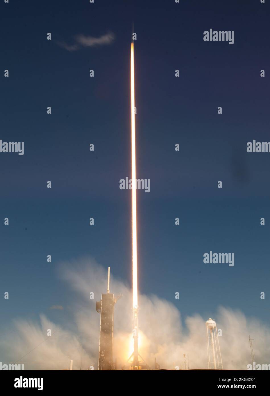 NASA’s SpaceX Crew-5 Launch. A SpaceX Falcon 9 rocket carrying the company's Crew Dragon ...