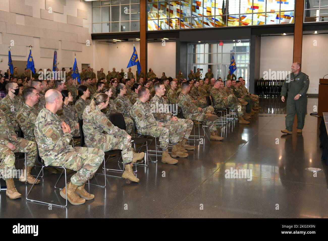U.S. Air Force Maj. Gen. Duke A. Pirak, right, deputy director, Air ...