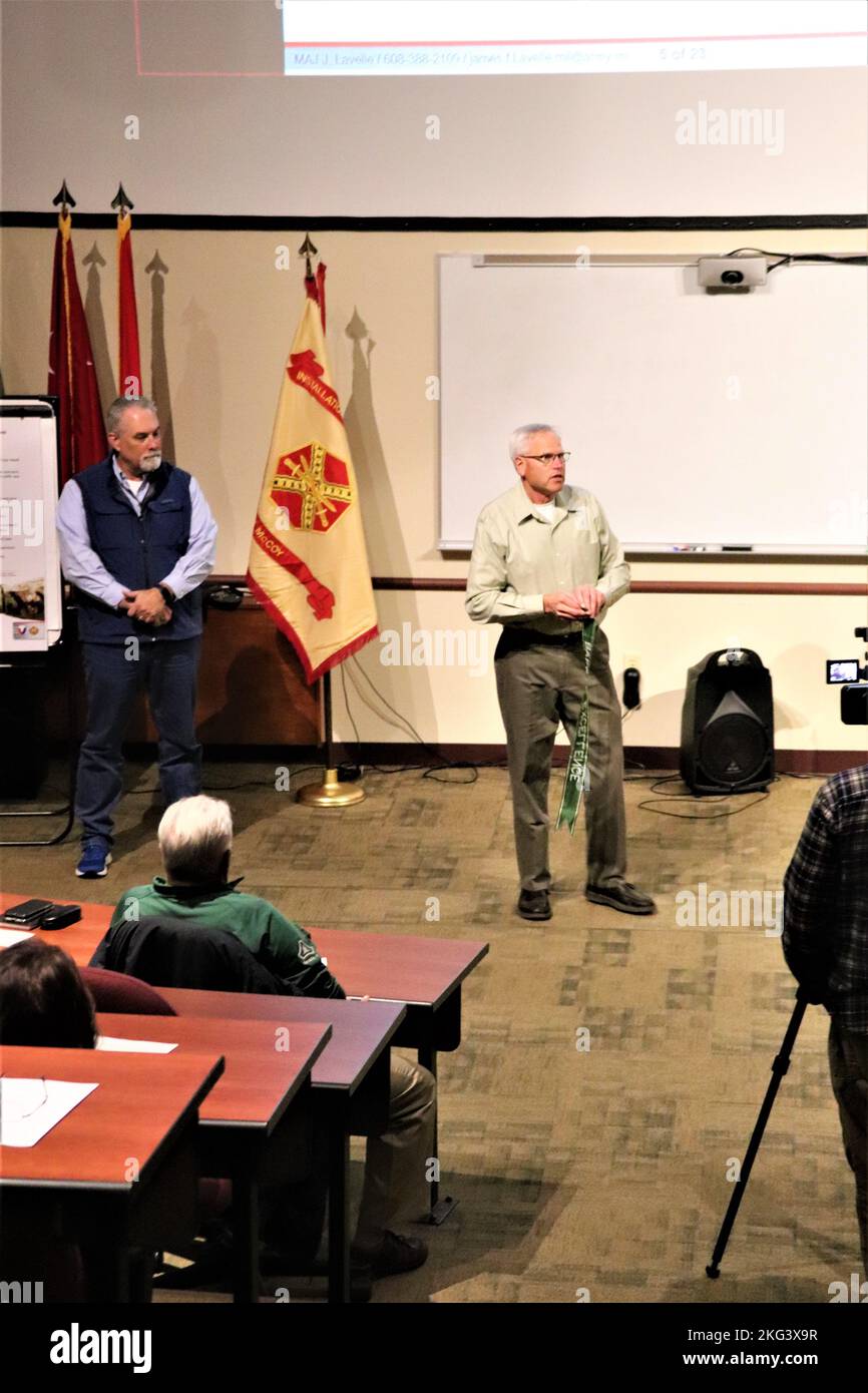 Fort McCoy Installation Safety Office Manager Randy Eddy displays the ...
