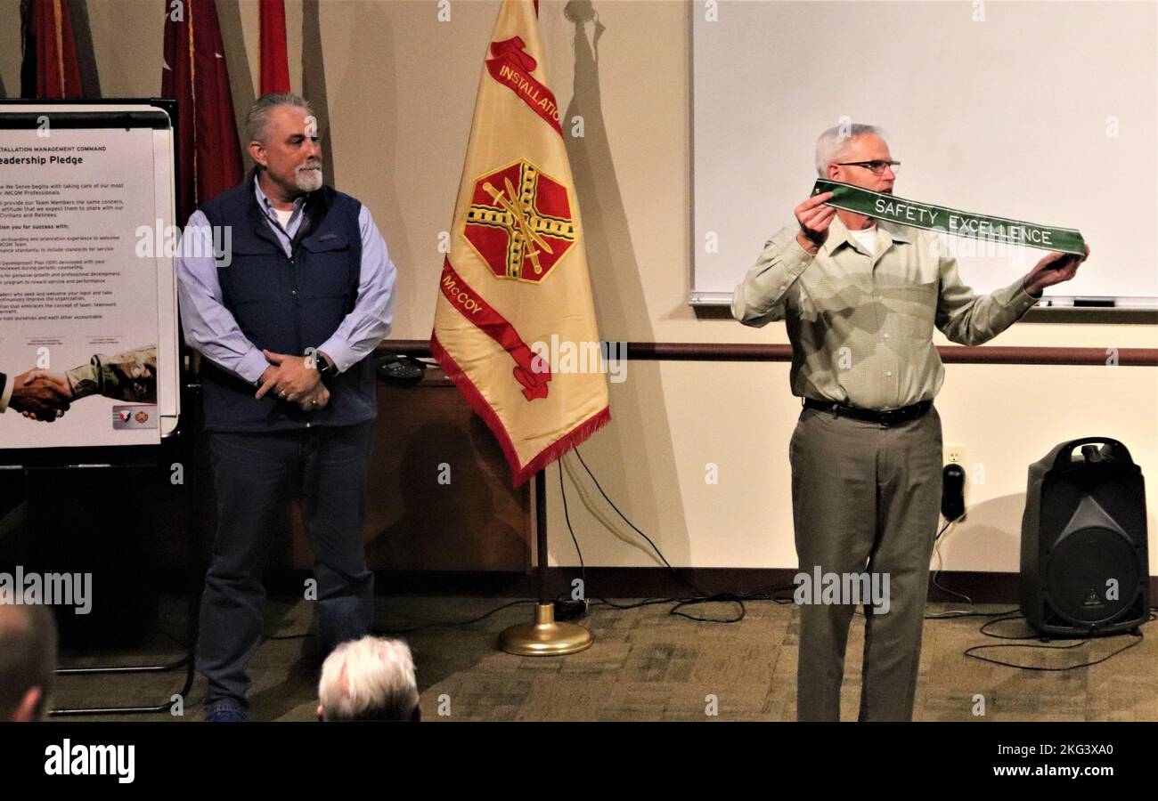 Fort McCoy Installation Safety Office Manager Randy Eddy displays the ...