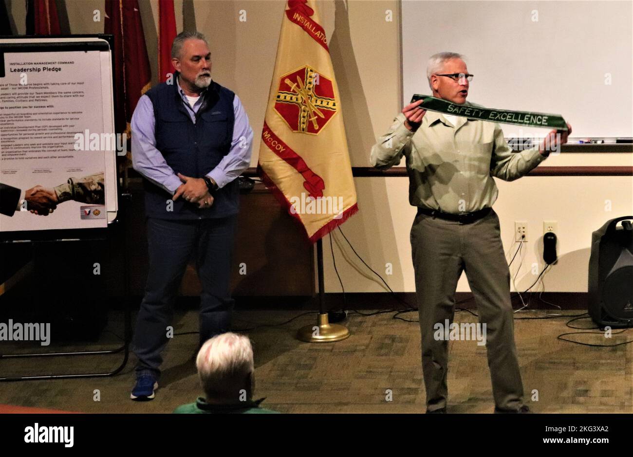 Fort McCoy Installation Safety Office Manager Randy Eddy displays the ...