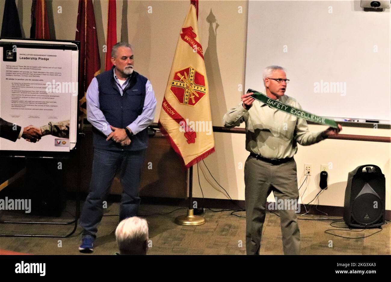 Fort McCoy Installation Safety Office Manager Randy Eddy displays the ...