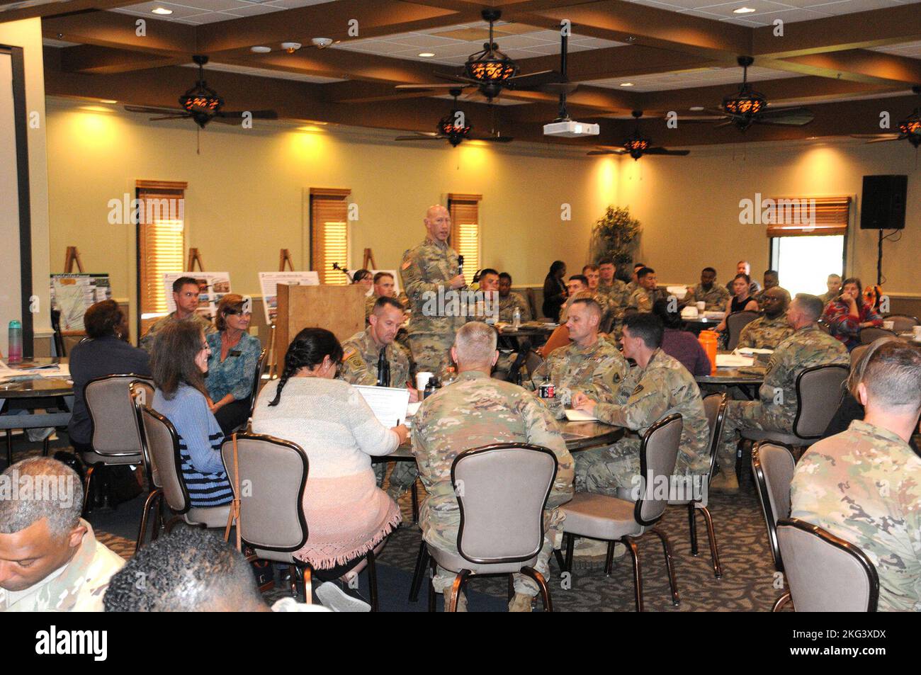 During the Oct. 29 quality of life conference, Soldiers, Family members ...