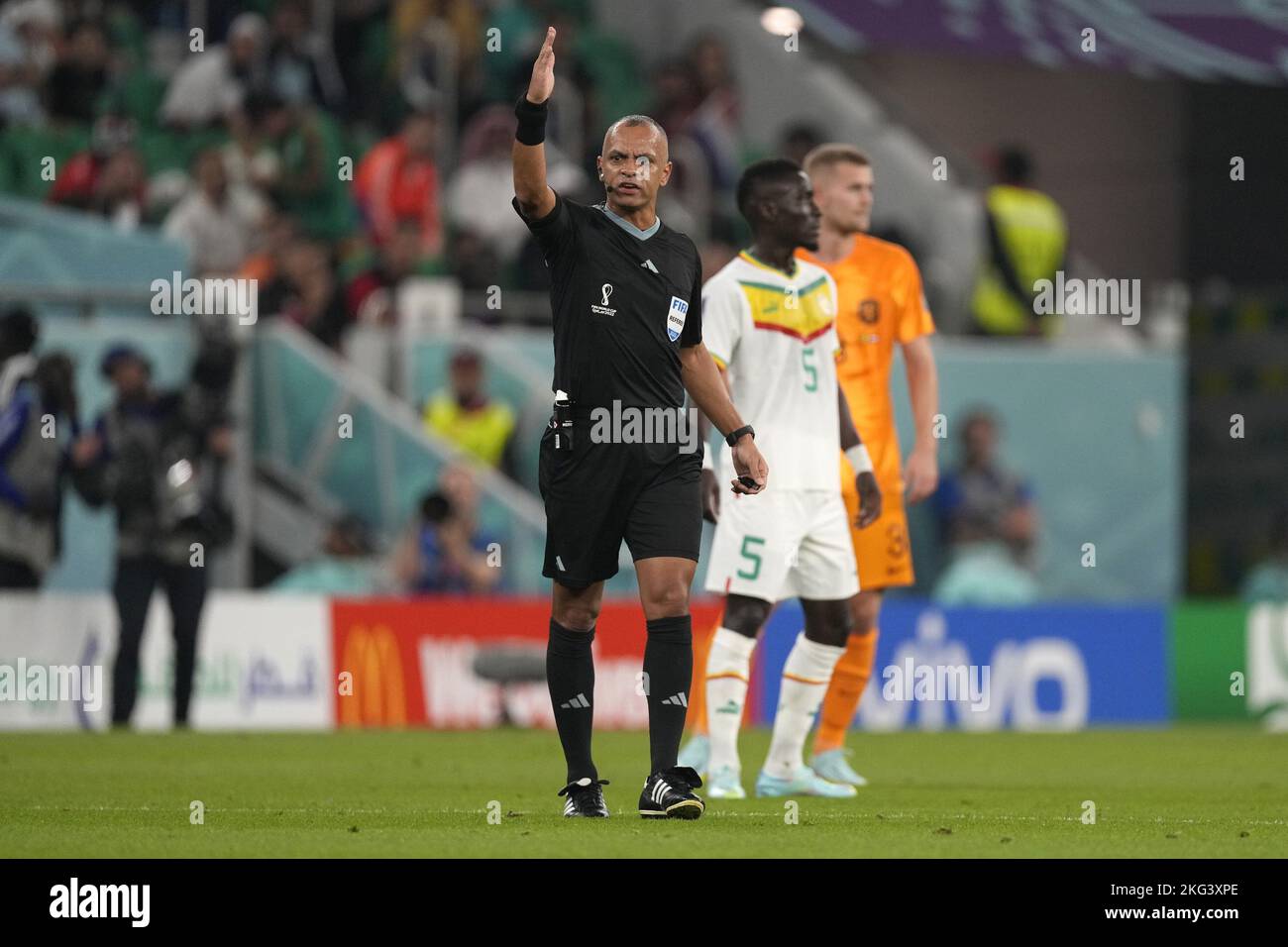 DOHA, 21-11-2022 Al Thumama Stadium World Cup 2022 in Qatar game between Senegal and Netherlands ...