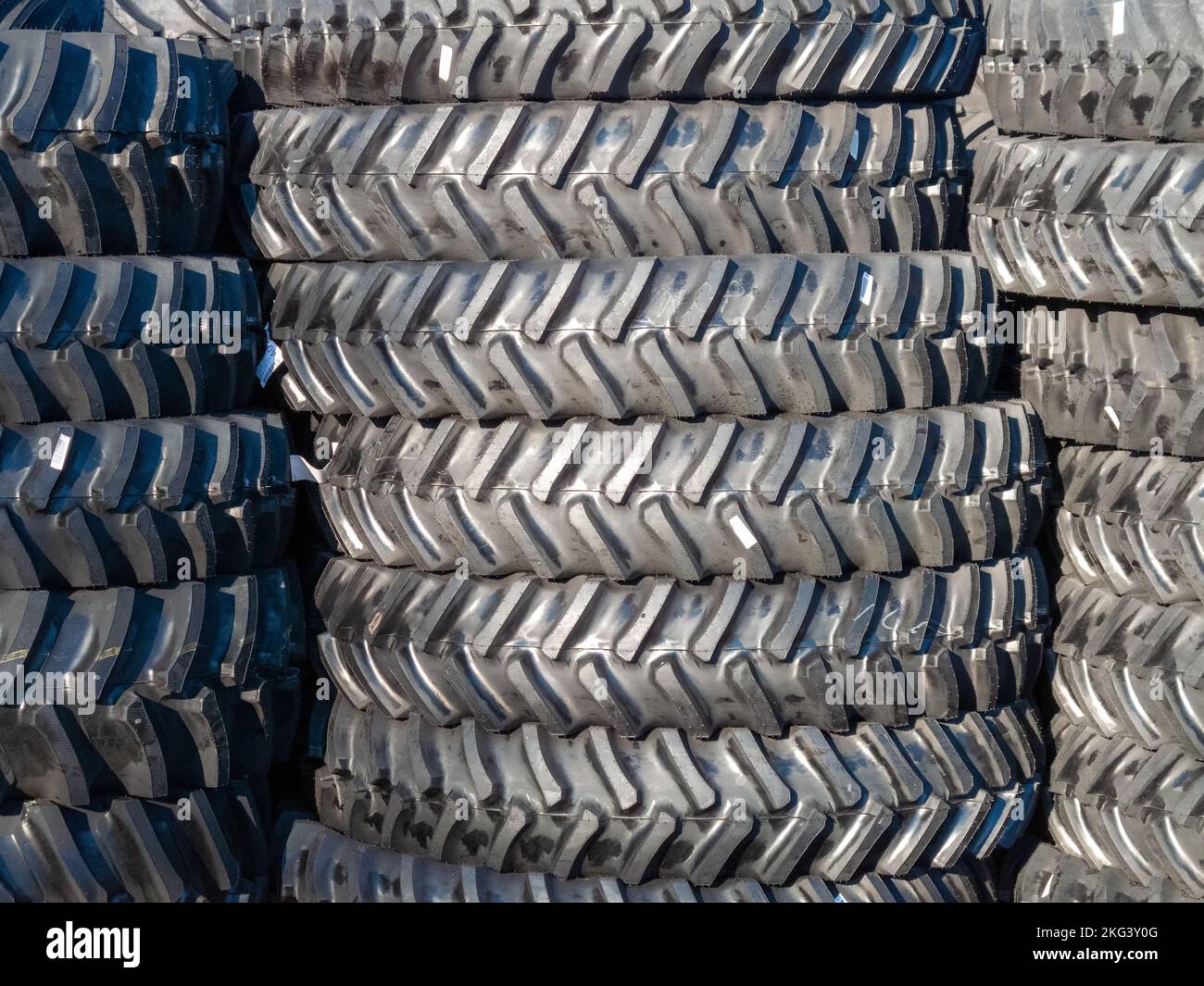tractor tyres close up Stock Photo - Alamy